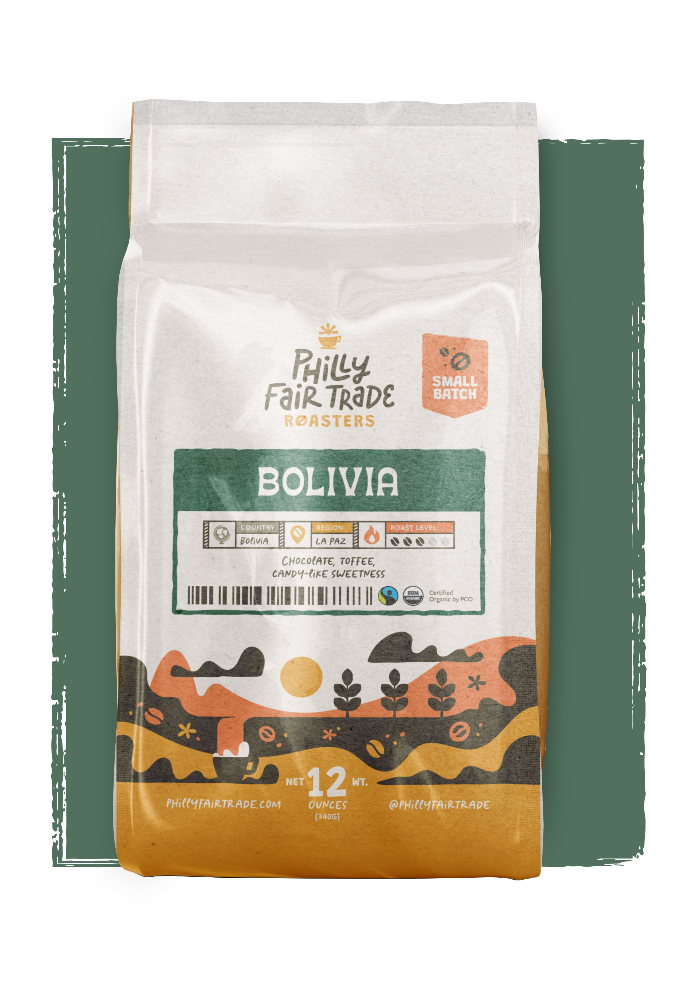 Bolivia La Paz Coffee (Organic, Fairtrade) – Philly Fair Trade Roasters