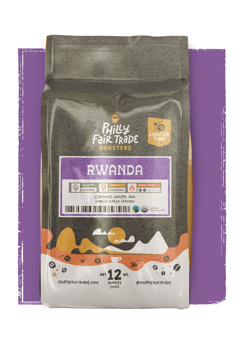 Rwanda Kirorero (Organic, Fairtrade) – Philly Fair Trade Roasters
