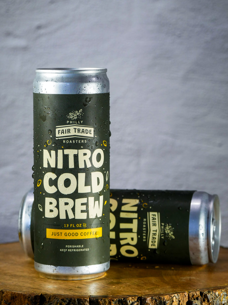 Canned Cold Brew - Black 12 cans – Philly Fair Trade Roasters